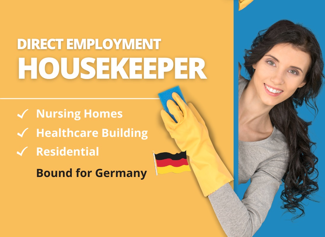 Job Hiring: Housekeeper for Germany - Arwonderer
